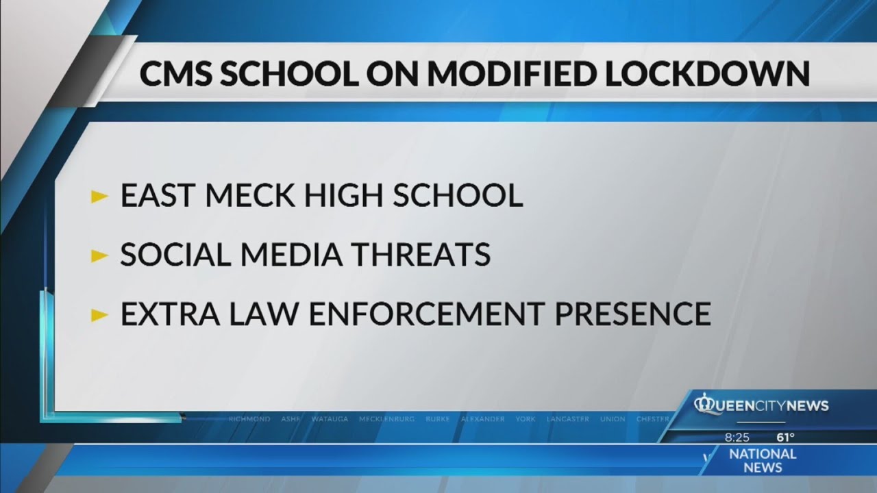 Social media threats prompt security at East Meck HS - YouTube