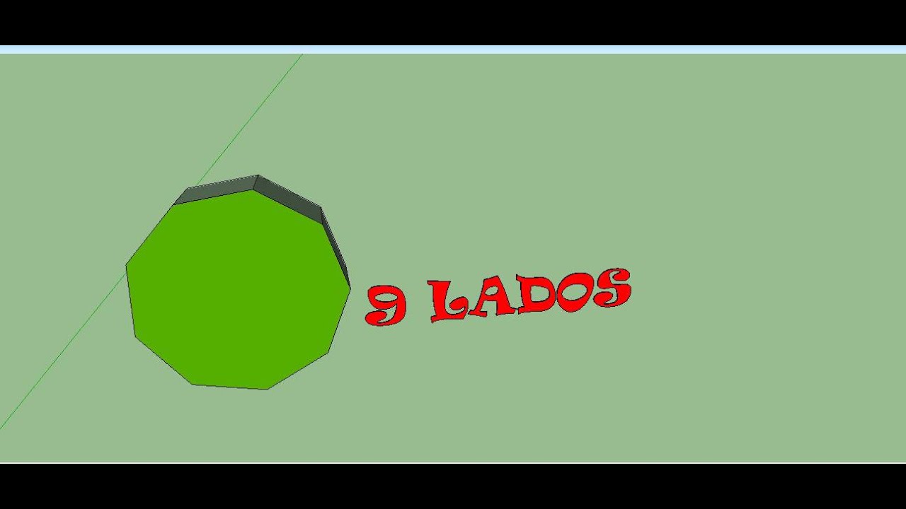 prisma endecagonal de 9 lados - YouTube