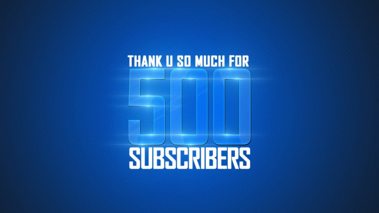 500 SUBSCRIBERS, PACK! - YouTube