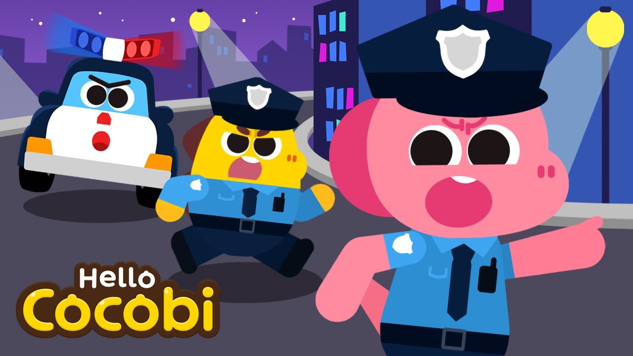 🚓 Police Car | Car Song for Kids | Hello Cocobi - YouTube