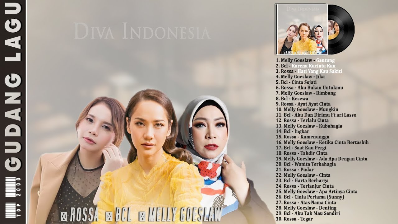 Lagu Hits Terbaik - Melly Goeslaw, Bunga Citra Lestari, Rossa - Lagu ...