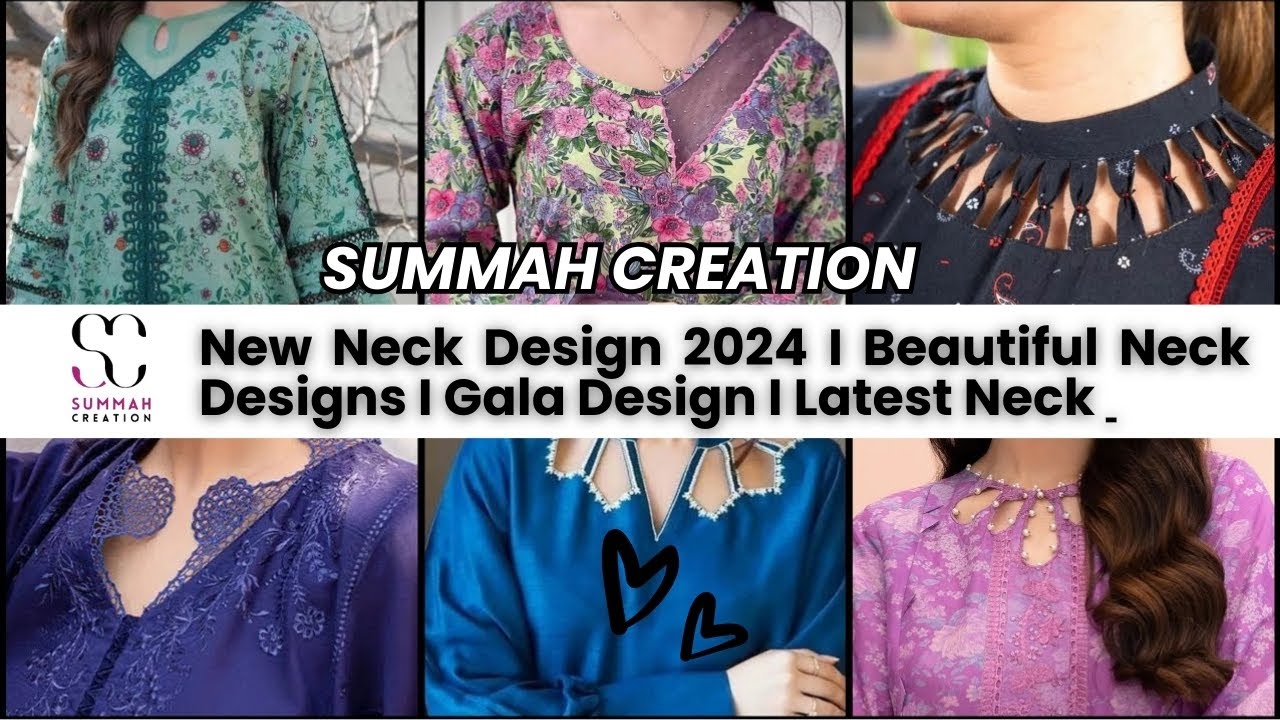 New Neck Design 2024 I Beautiful Neck Designs I Gala Design I Latest ...