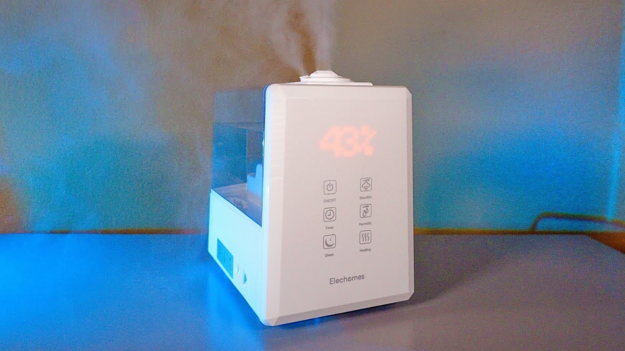 Elechomes - Ultrasonic Humidifier - 6L Warm and Cool - YouTube
