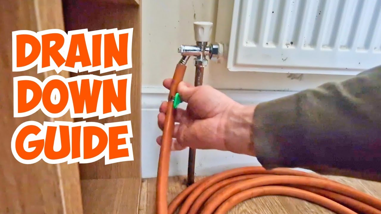 How To Drain Central Heating System (Combi Boiler & Gravity) - YouTube