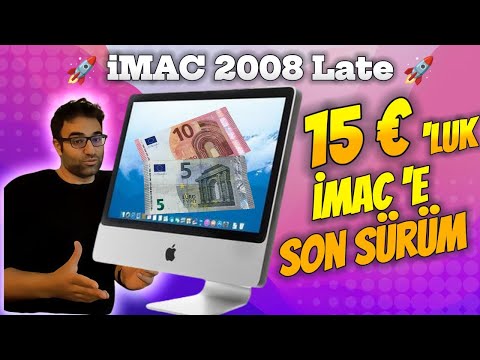 15€ luk iMac 2008 Late'i yükselterek CANAVARA dönüştürdük.| Eski Mac lerinizi çöpe atmayın !! (2024)