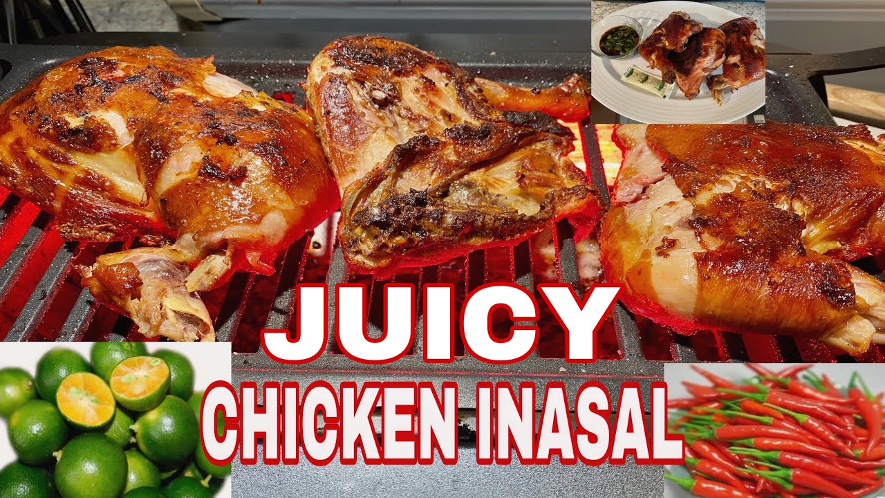 Smoked Grilled Chicken Inasal | indoor Less Smoke Grill | Pinay Alaskan ...