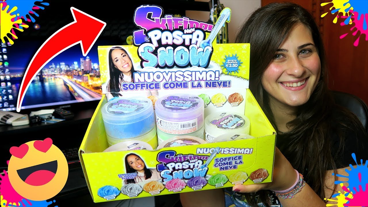 I MIGLIORI SLIME SKIFIDOL IN EDICOLA: PASTA SNOW! Apro i nuovi Skifidol ...