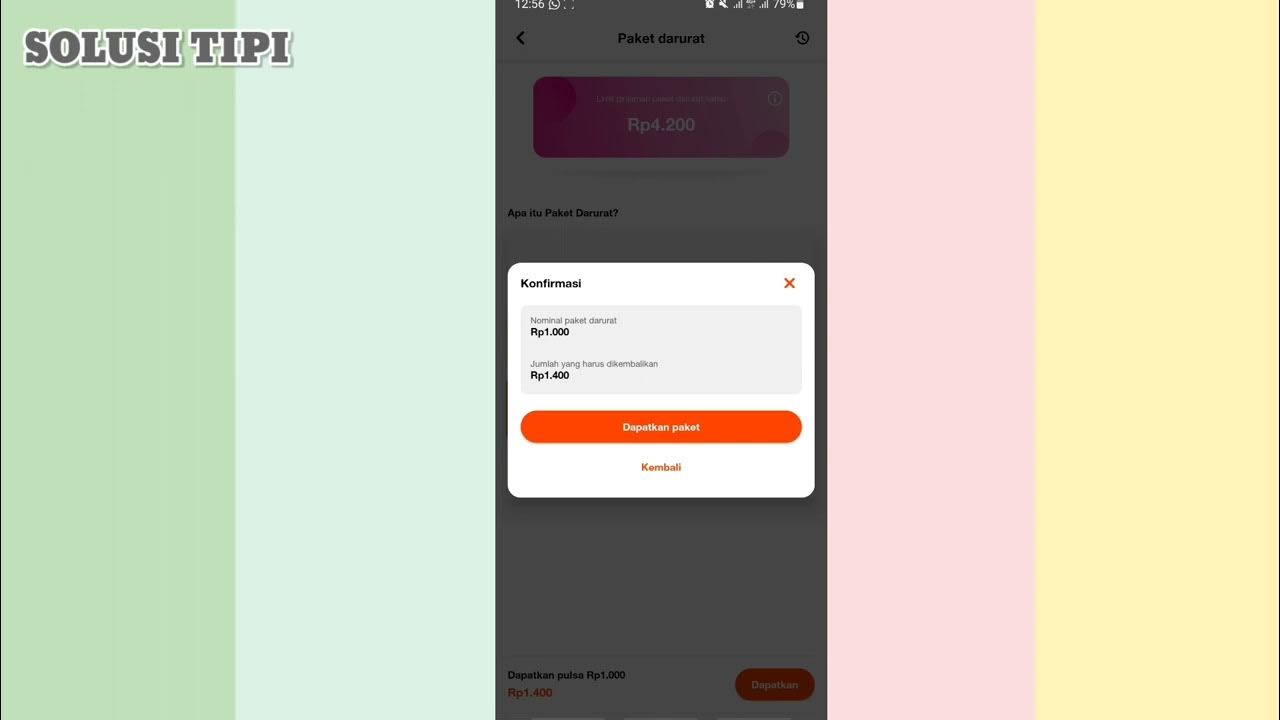 Cara Aktifkan Paket Darurat Tri - YouTube
