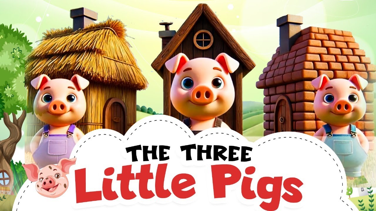 The Three Little Pigs 🐷| Story Time | Bed Time Story | Animated ...