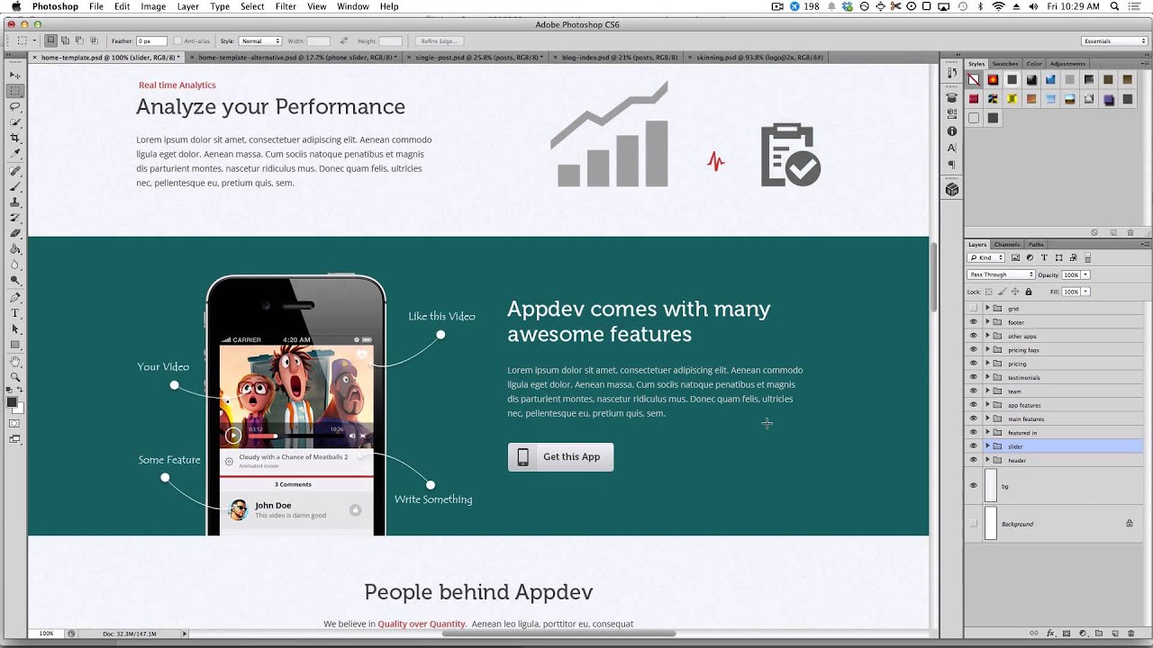Appdev Mobile App Showcase WordPress Theme Contents - YouTube