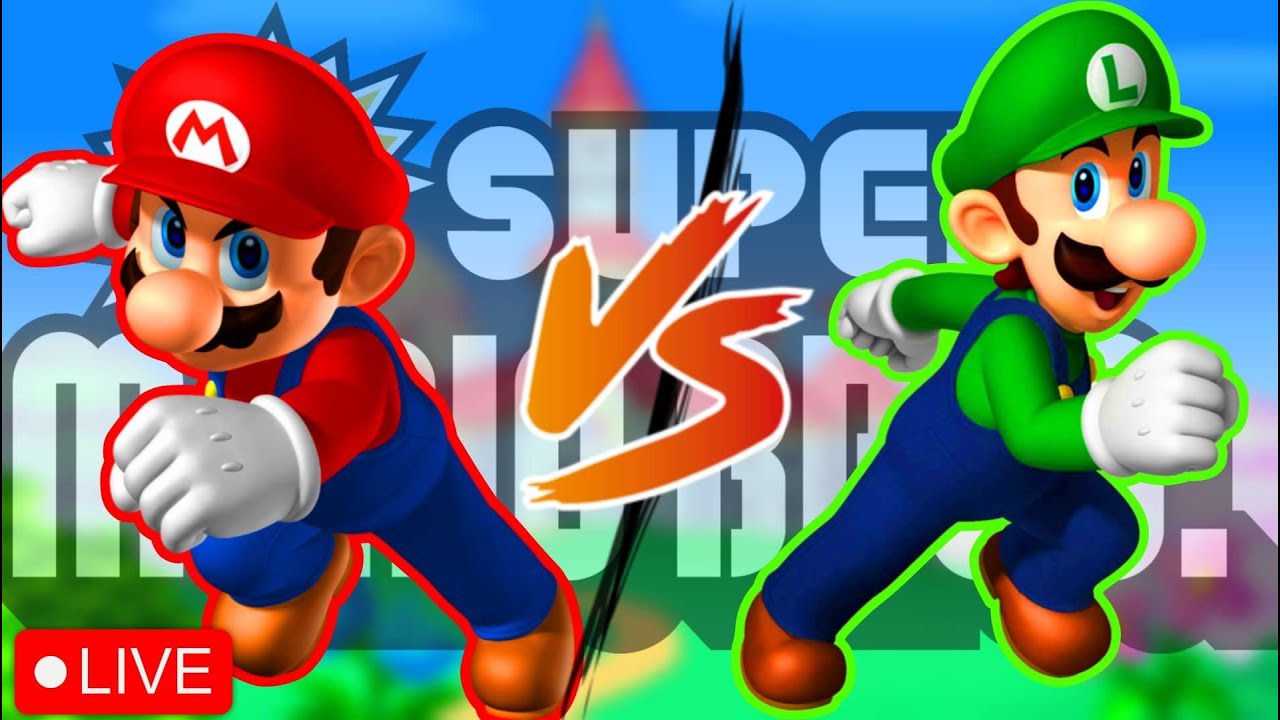 Mario vs Luigi | New Super Mario Bros Versus Con Subs - YouTube
