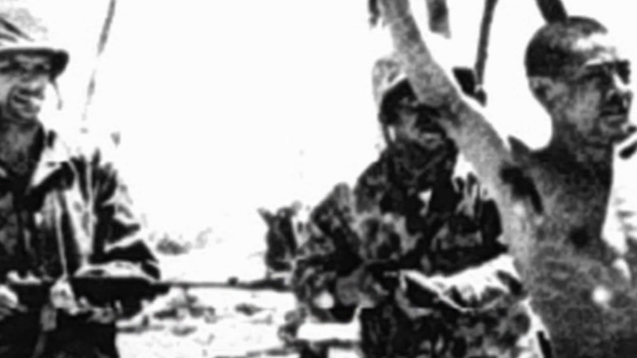 R.V. Burgin recalls the close quarter fighting in the Pacific - YouTube