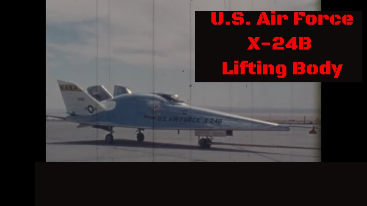 MARTIN MARIETTA X-24B LIFTING BODY EDWARDS AIR FORCE BASE (SILENT FILM ...