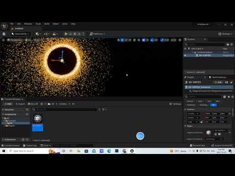 Unreal Engine 5 Chinese tutorial: UE5 SIMPLE POTAL VOTEX FX. 初学者虚幻5.中文教程 : Niagara VFX 特效风火轮教程 ...