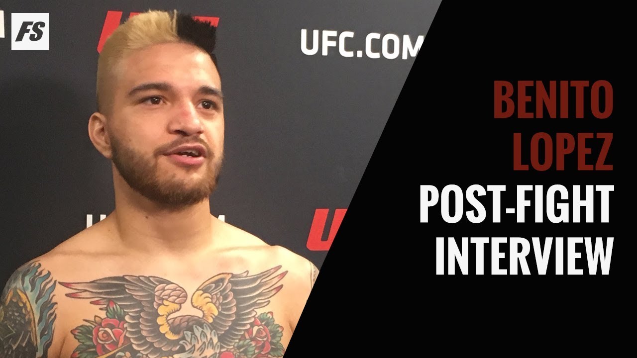 UFC Sacramento: Benito Lopez post-fight interview - YouTube