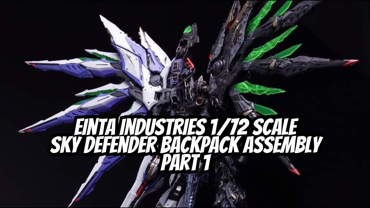 Einta Industries 1/72 Sky Defender Backpack Assembly Part 1 - YouTube