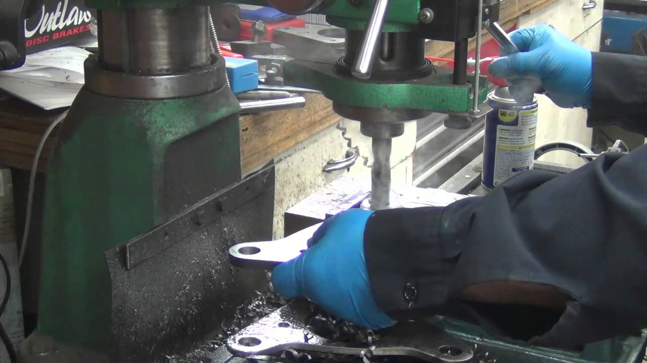 Brake Bracket Build - Drilling - YouTube