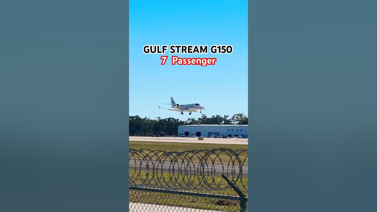 Gulf Stream G150 Touch Down SRQ - YouTube