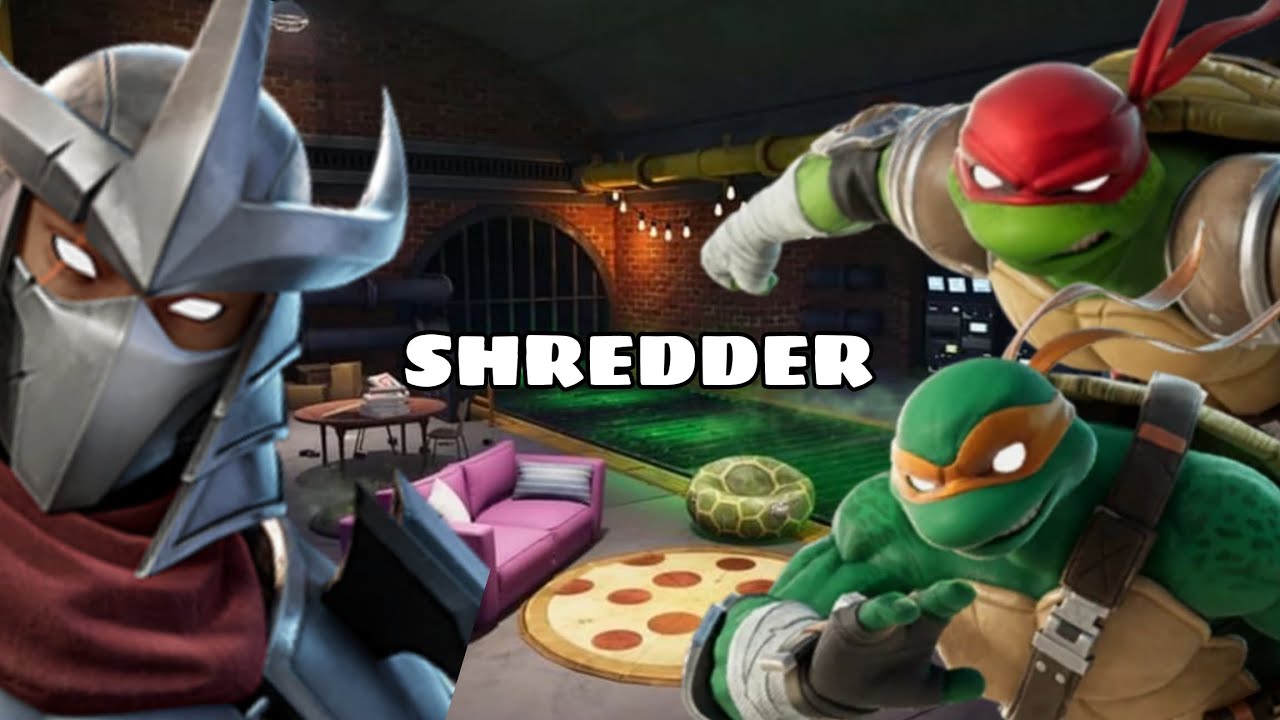 WHERE'S SHREDDER MEME In Fortnite - YouTube