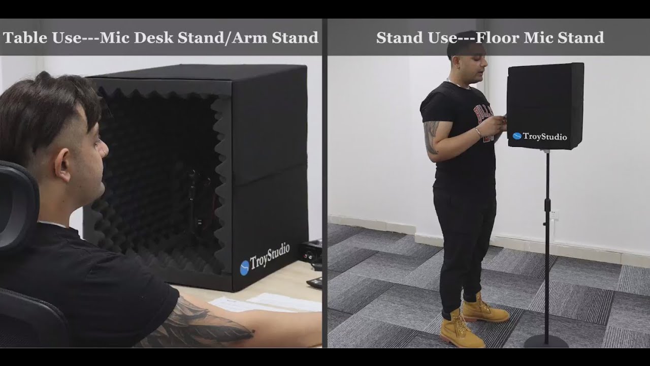 All-round Test on TroyStudio Portable Vocal Booth - YouTube