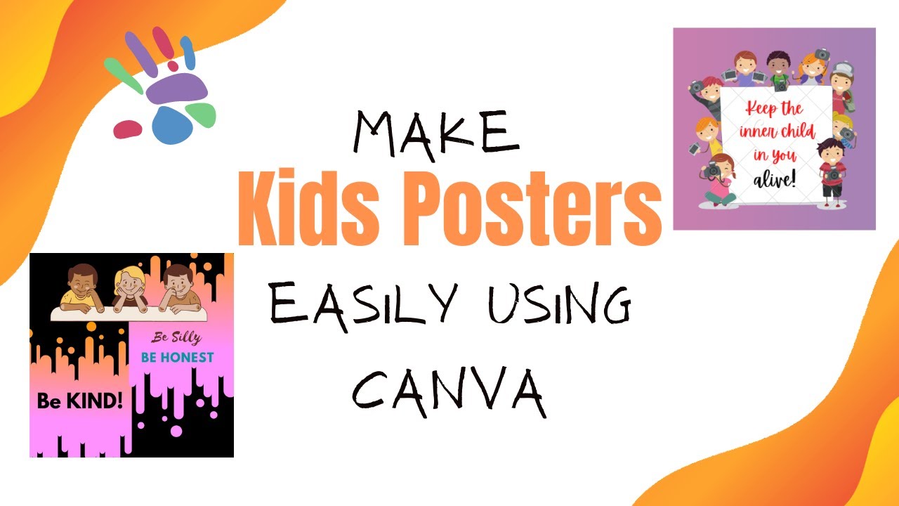 How To Make Kids Poster in CANVA|| Kids Poster|| Kids Banner - YouTube