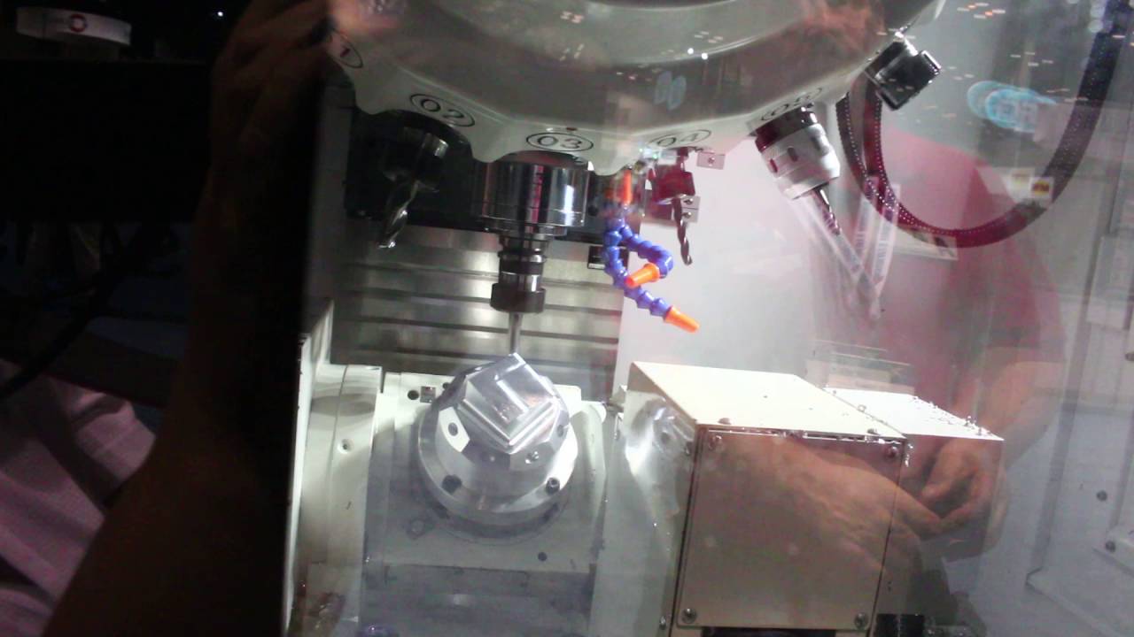 Tongtai VTX-5 Milling & Tapping Center with Tilt Rotary Table and 21 ...