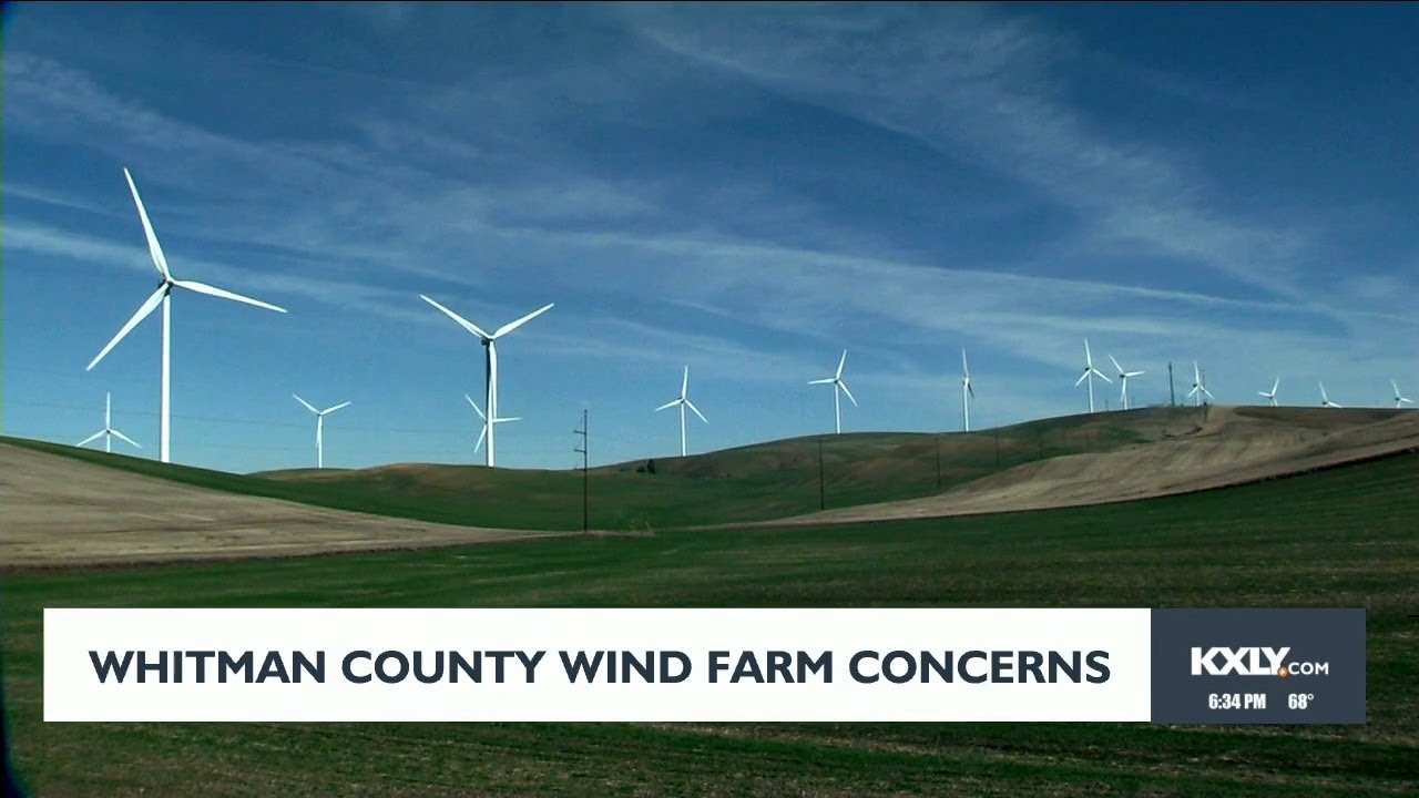 Whitman County wind farm concerns - YouTube