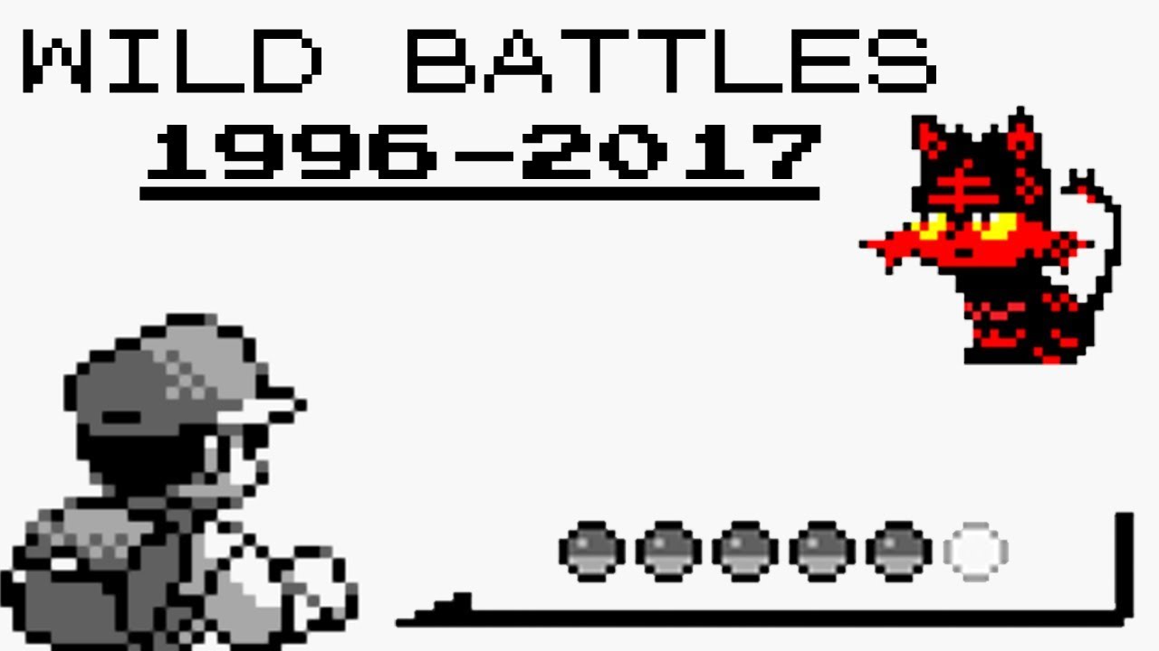 EVOLUTION OF WILD POKEMON BATTLES! (GEN 1 - 7) ( 1996 - 2017) *MUST ...