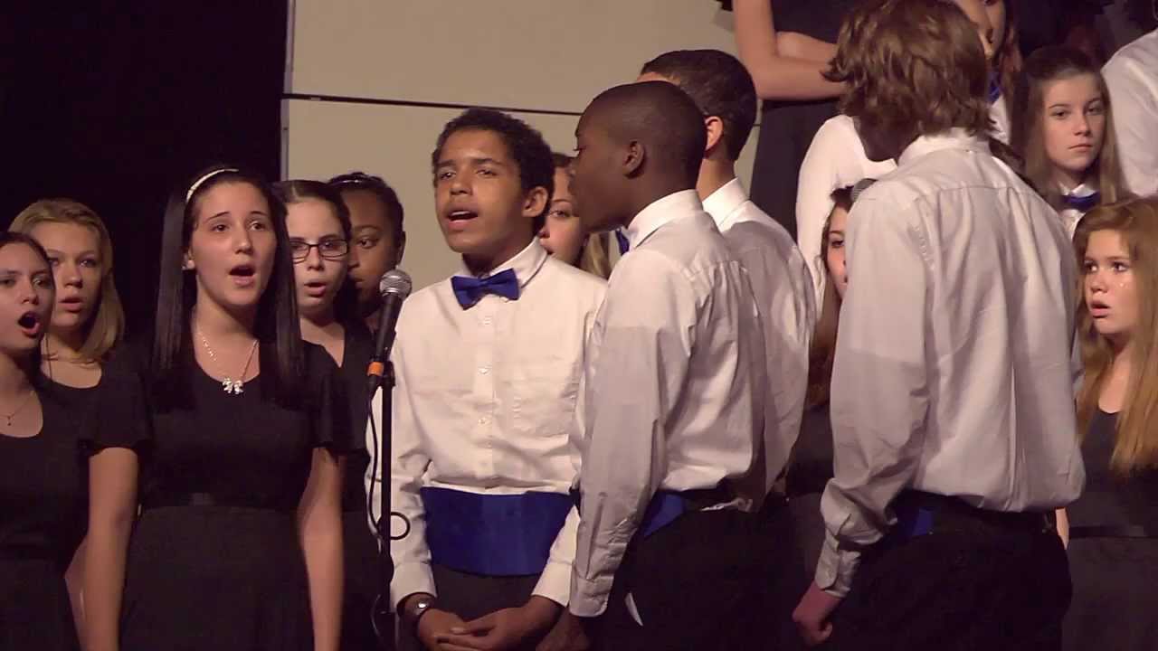 Jackson Middle School 2013 Spring Concert - Overjoyed - YouTube