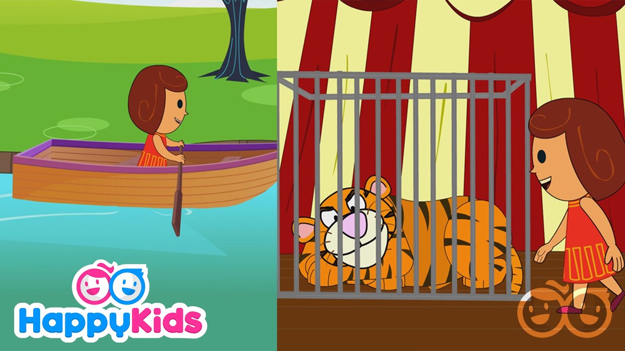 Molly Rows Boat | Nursery Rhymes | Happy Kids | Molly Show - YouTube