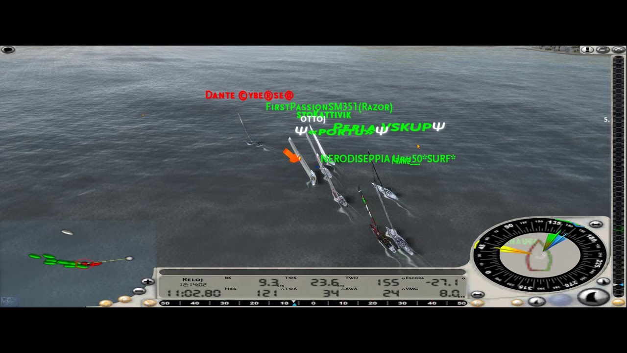 virtual skipper 5 online - YouTube