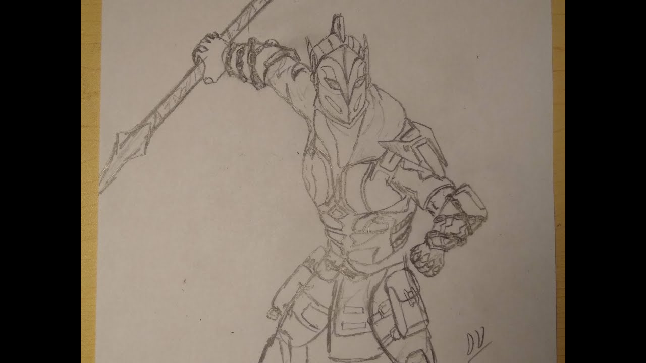 How To Draw Ares (Fortnite) - YouTube