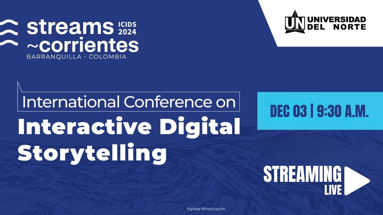 ICIDS Day 01 | Opening "Interactivity as Starting Point" + Paper ...