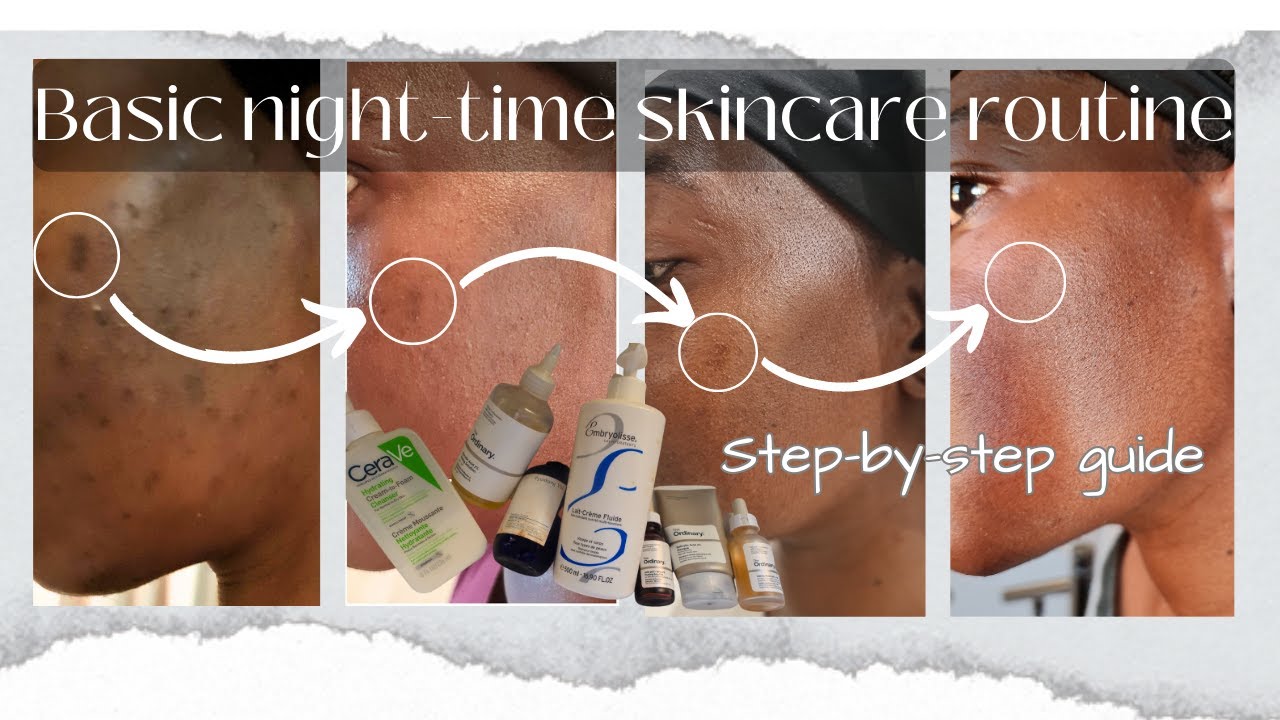 This is my basic night time skin care routıne | Step-by-step guide ...