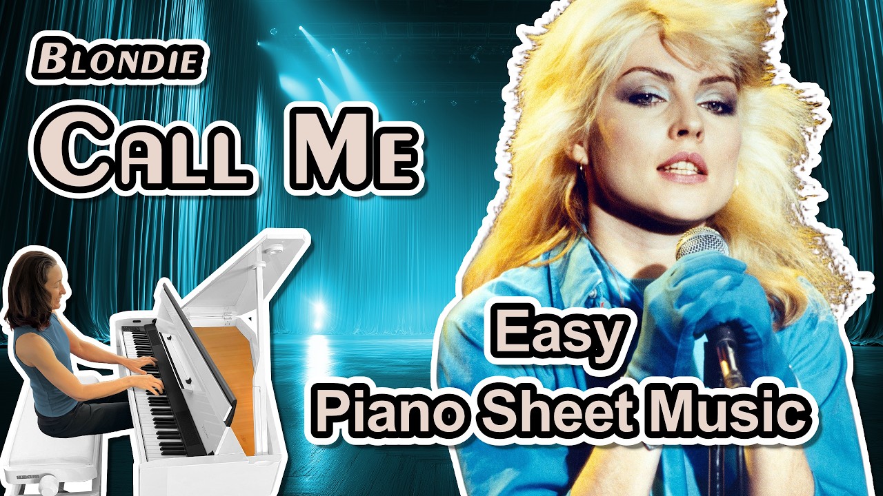 Call Me (Blondie) - Easy Piano Sheet Music - YouTube
