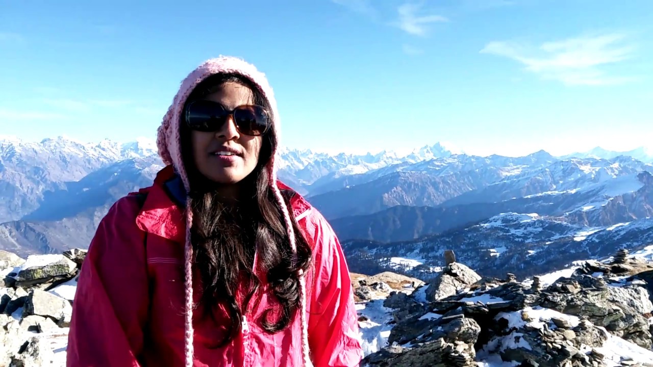 Neha Pant speaks to us from the Kedarkantha Summit - YouTube