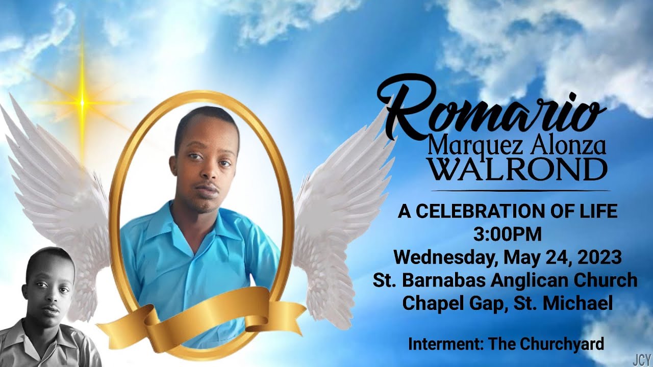 A Celebration of the life of Romario Walrond - YouTube
