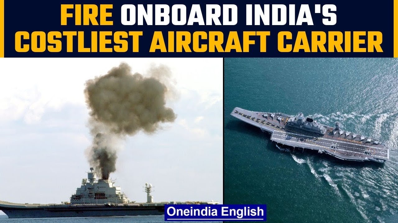 Fire breaks out onboard aircraft carrier INS Vikramaditya; no ...