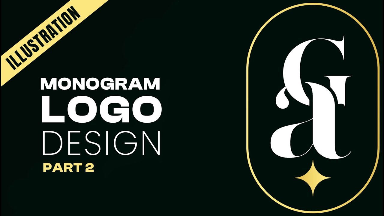 MONOGRAM LOGO ILLUSTRATION - PT2 - DESIGN LAB 2.0 PRO - YouTube