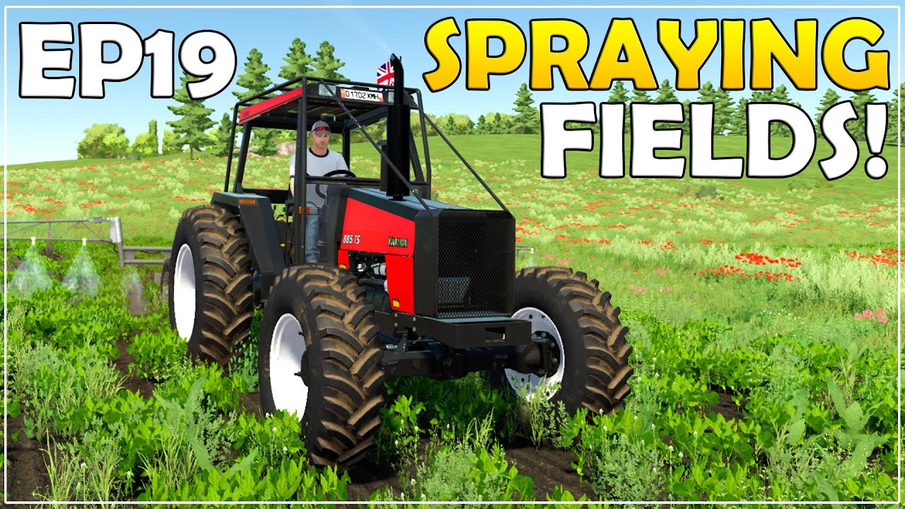 SPRAYING ALL THE WEEDS! - Hard Mode - FS22 Calm Lands Episode 19 - YouTube