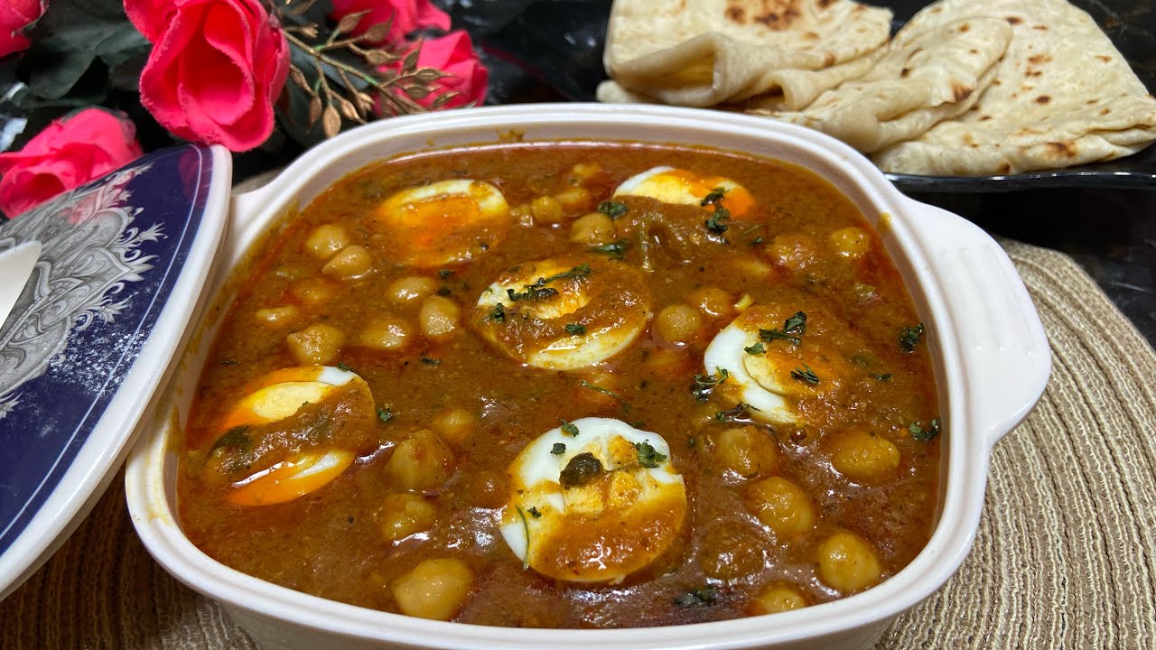Special Lahori Choley Egg Recipe👌ll Recipe by the perfect plate 🍽️ ...