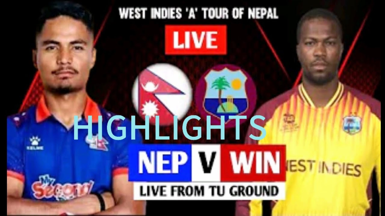 Nepal vs West Indies t20 highlights - YouTube