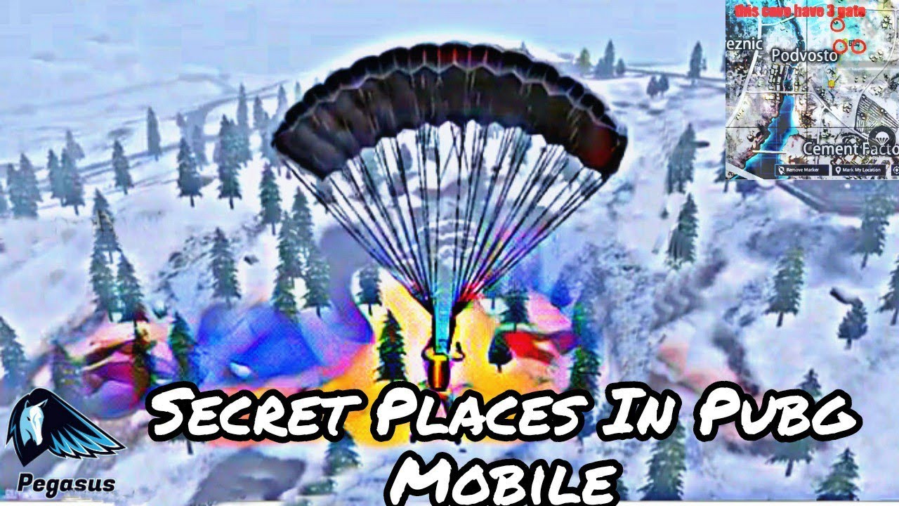 Secret Places In Pubg Mobile_Secret Cave_Pegasus - YouTube