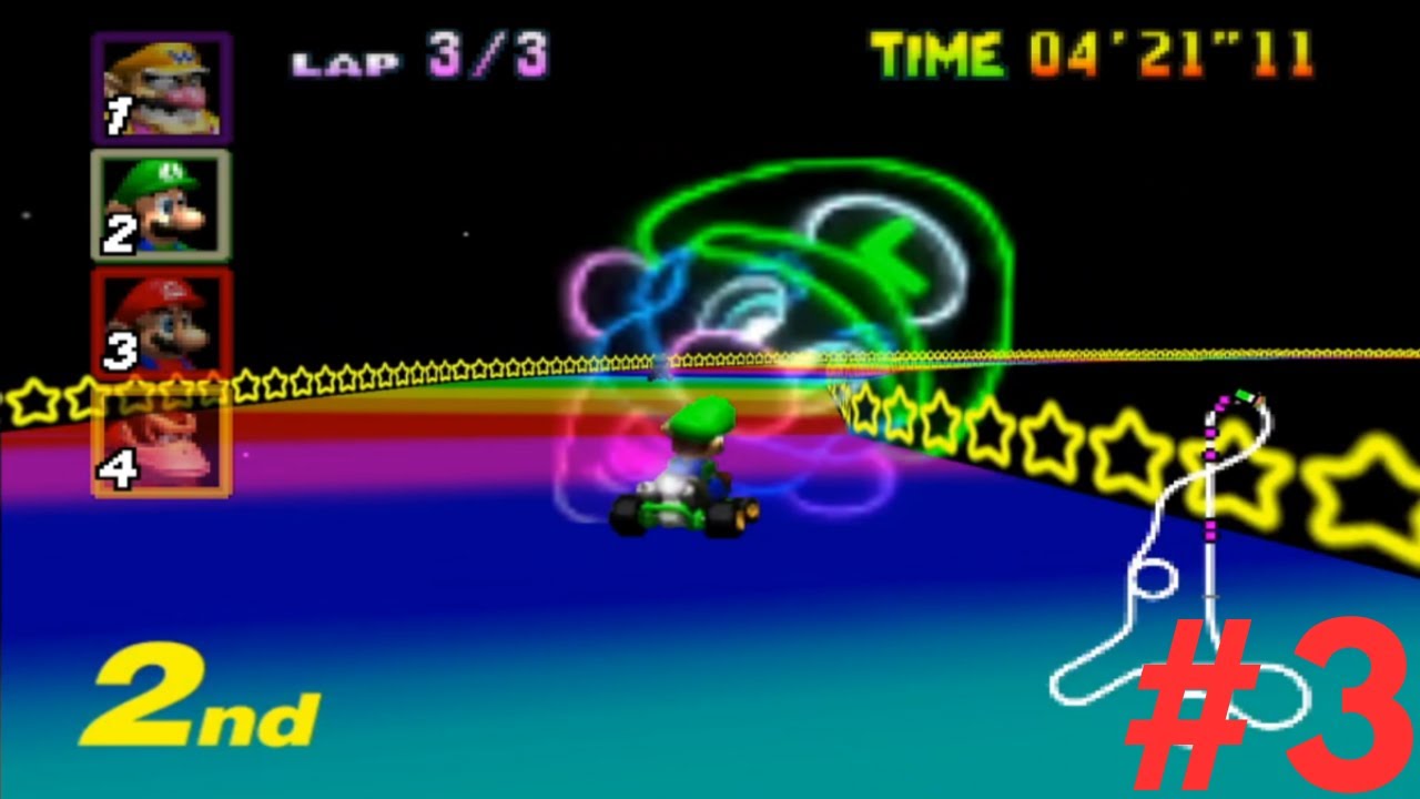 Luigi Number One! - Mario Kart 64 - Part 3 - YouTube