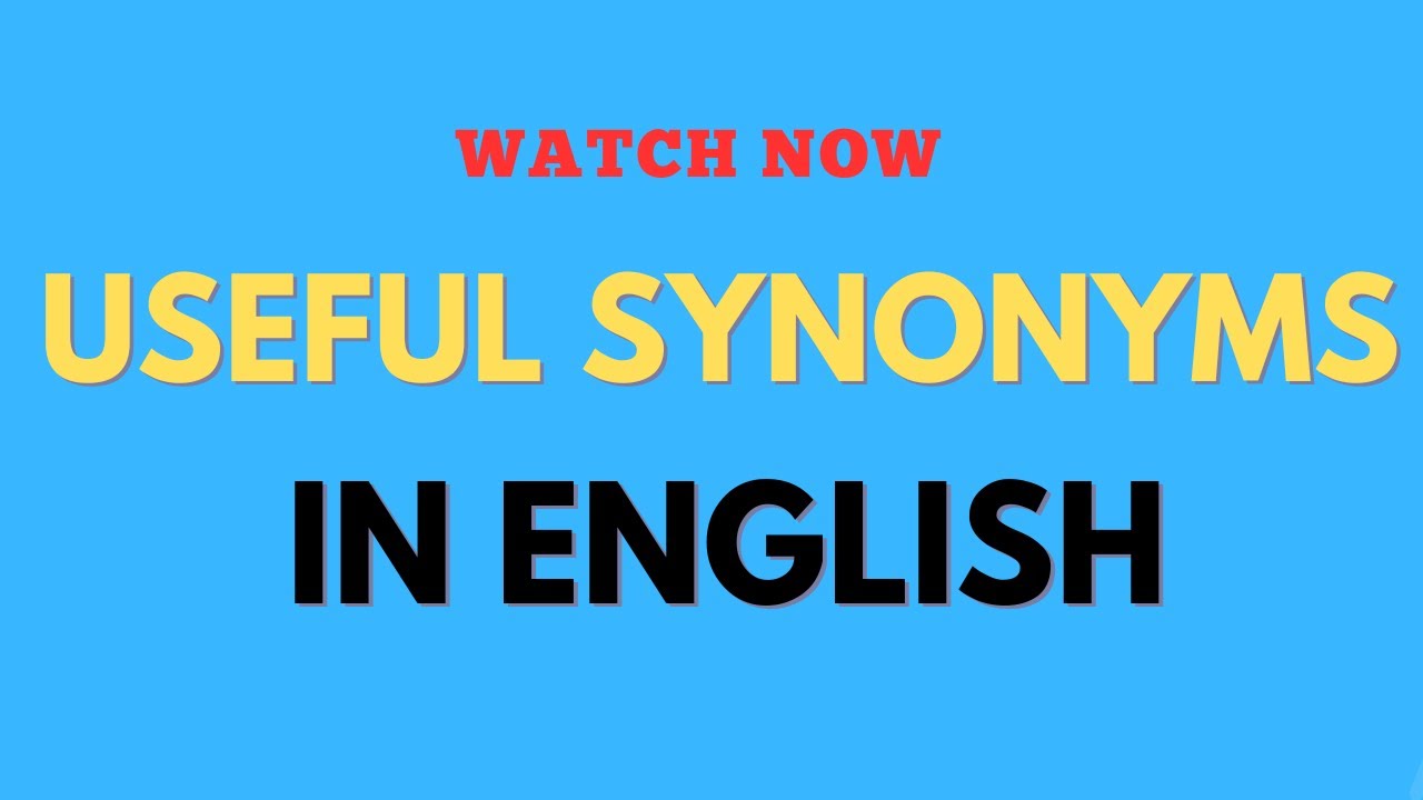 Useful Synonyms in English | Meanings | Examples #subscribe #vocabulary ...