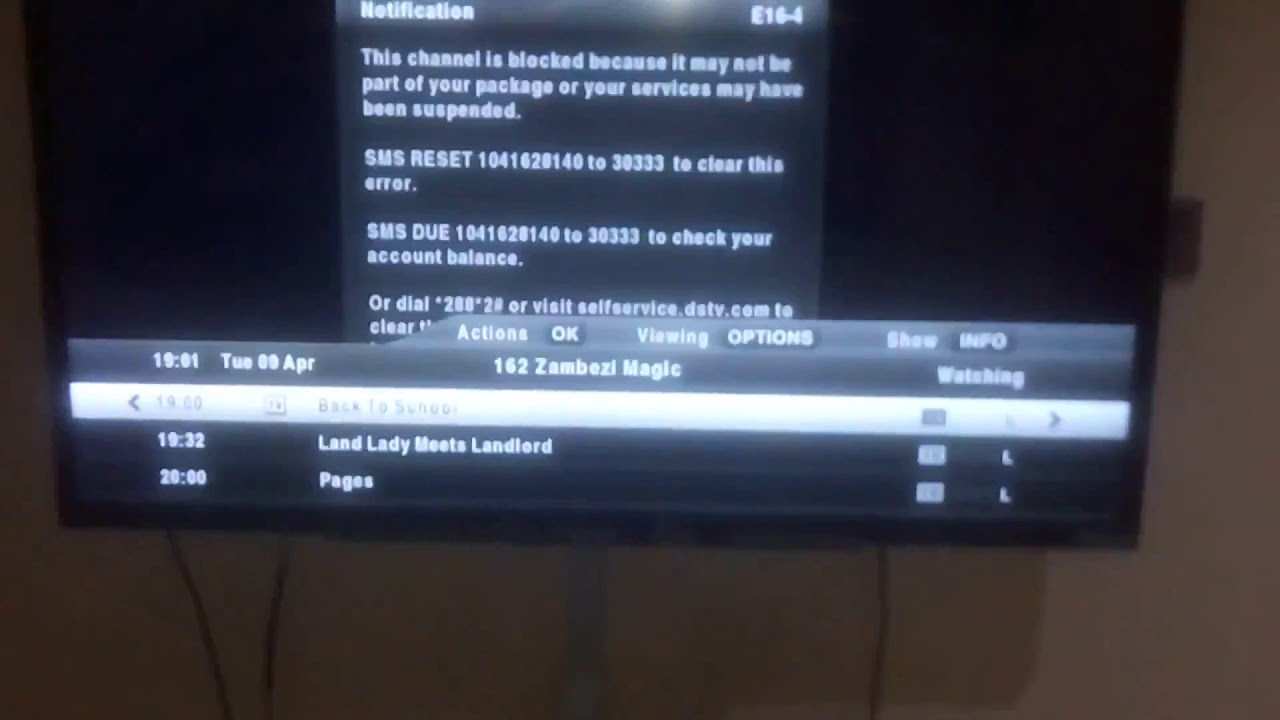 Dstv E16 Channel - YouTube
