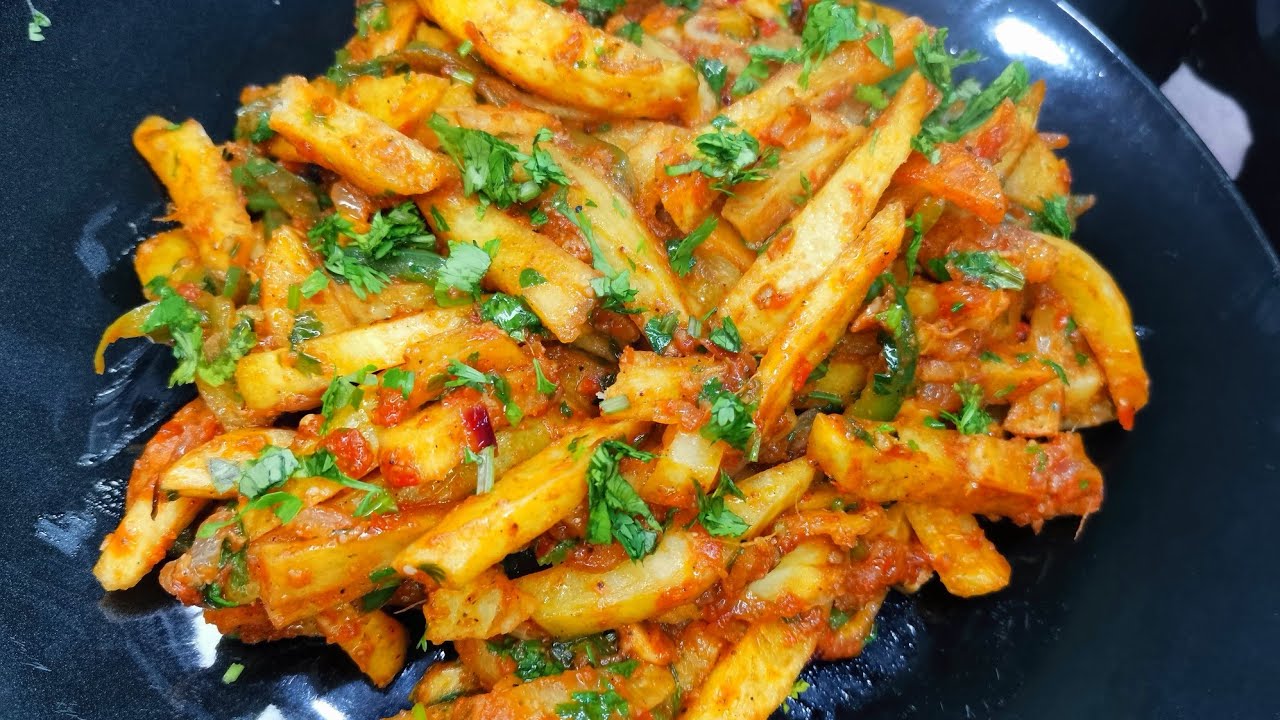 chips masala recipe //easy way to prepare chips masala - YouTube