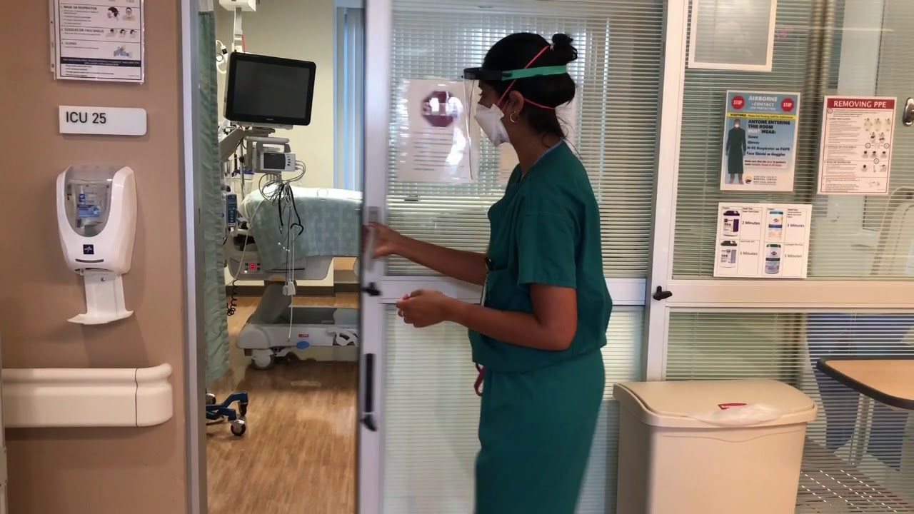 VCMC Donning and Doffing N95, 4/3 version - YouTube