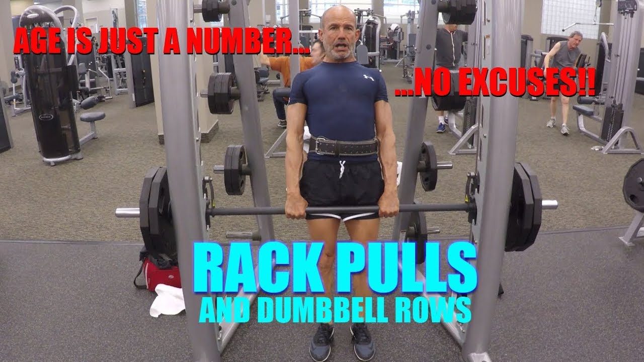 Smith Machine Rack Pulls and Dumbbell Rows - YouTube