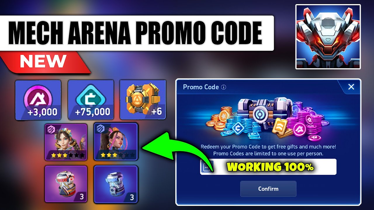 Mech Arena Promo Code – Massive Freebies Await! - YouTube